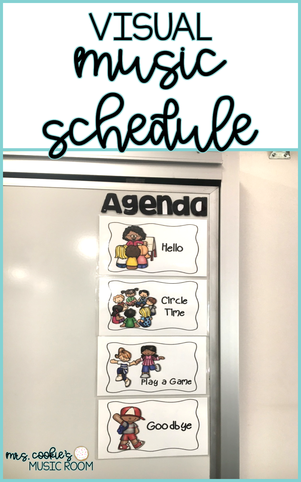 Why a Visual Music Schedule is a Game-Changer - Mrs. Cookies Music Room