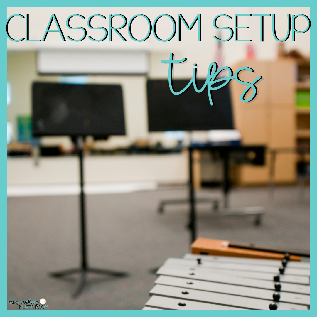 5 Classroom Setup Tips for Music Teachers - Mrs. Cookies Music Room