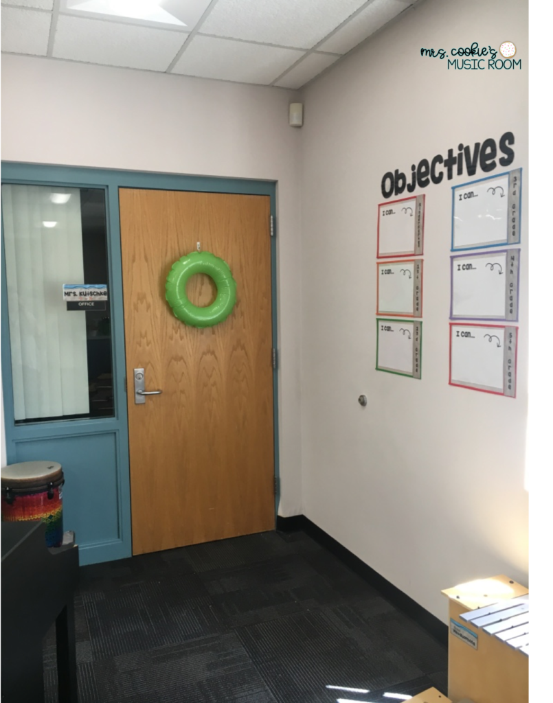 Music Room Tour 2018-2019: Beach Theme Decor - Mrs. Cookies Music Room