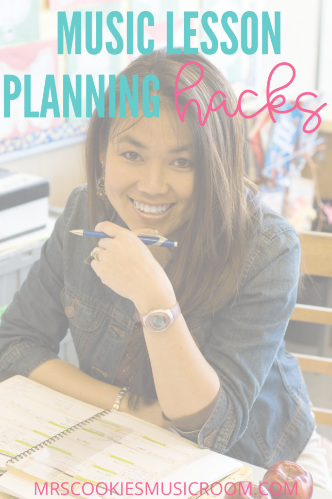 Music Lesson Planning Hacks - Mrs. Cookies Music Room
